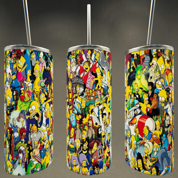 Handmade | Dining | The Simpsons 2oz Tumbler | Poshmark